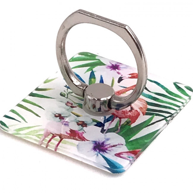 Suporte Pop Socket Metálico - Flamingo Flores | CB Acessórios