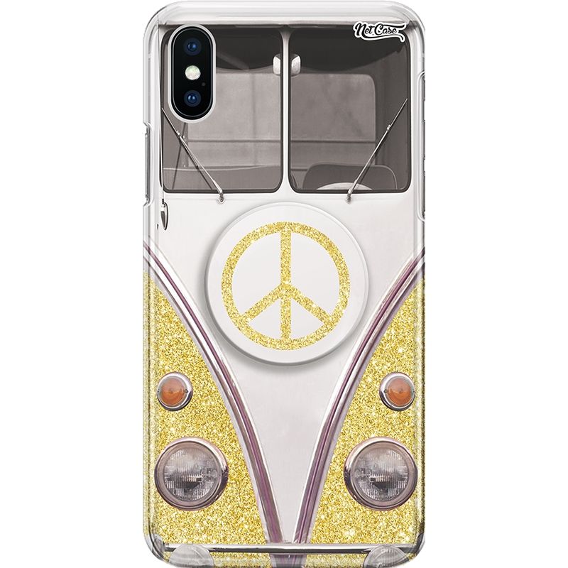 Capa Netcase Glitter + Pop 3in1 Dourado - Kombi | CB Acessórios Capa Netcase Glitter + Pop 3in1 Dourado - Kombi | CB Acessórios